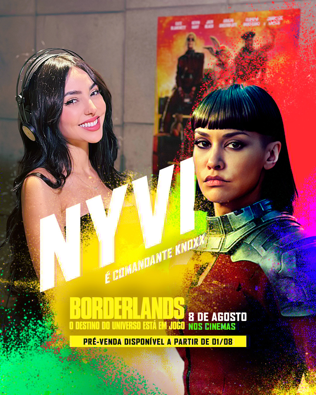 Referência no mundo dos games, Nyvi Estephan será voz da Comandante Knoxx em “Borderlands: O ...